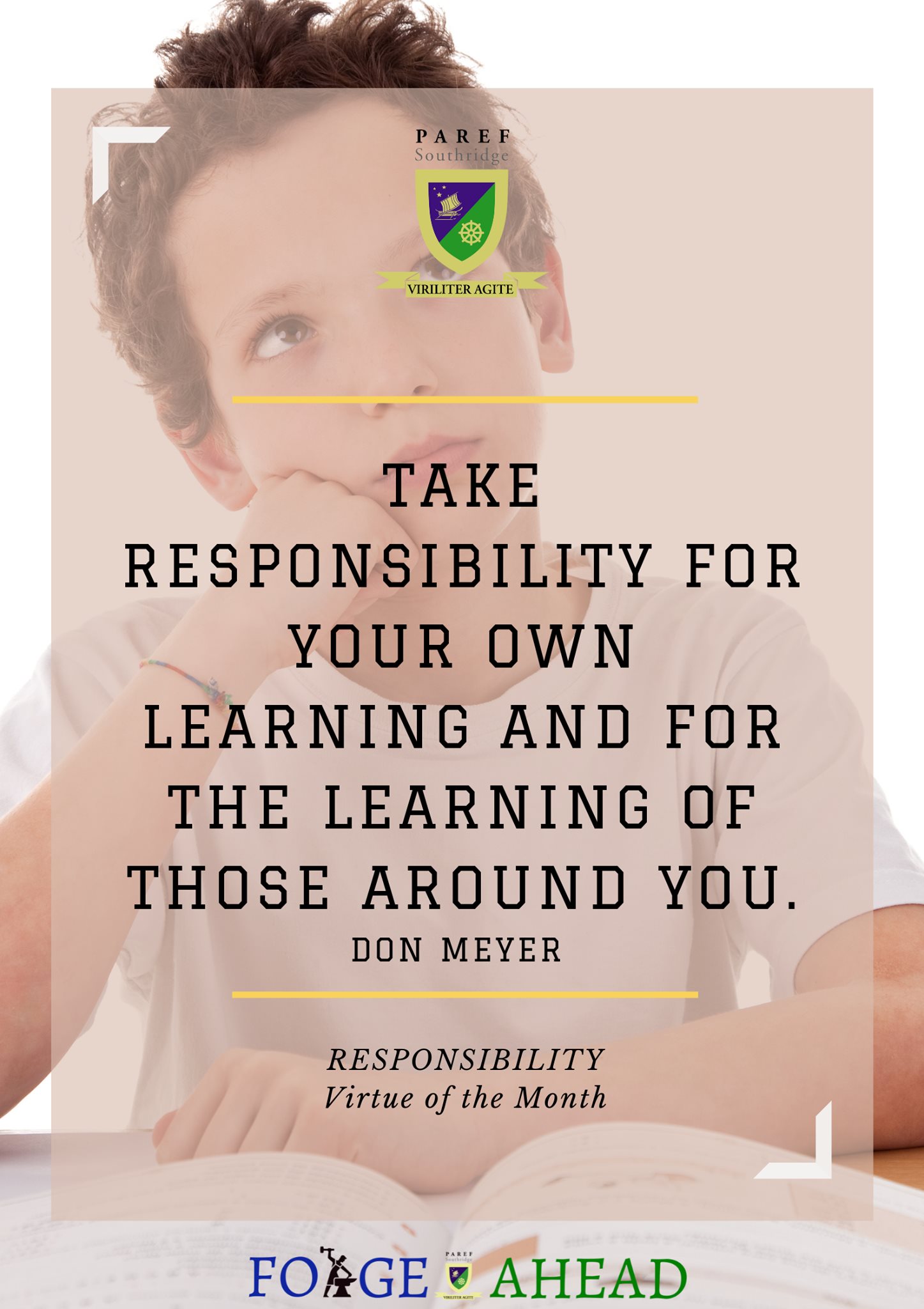 Virtue of the Month - PAREF Southridge